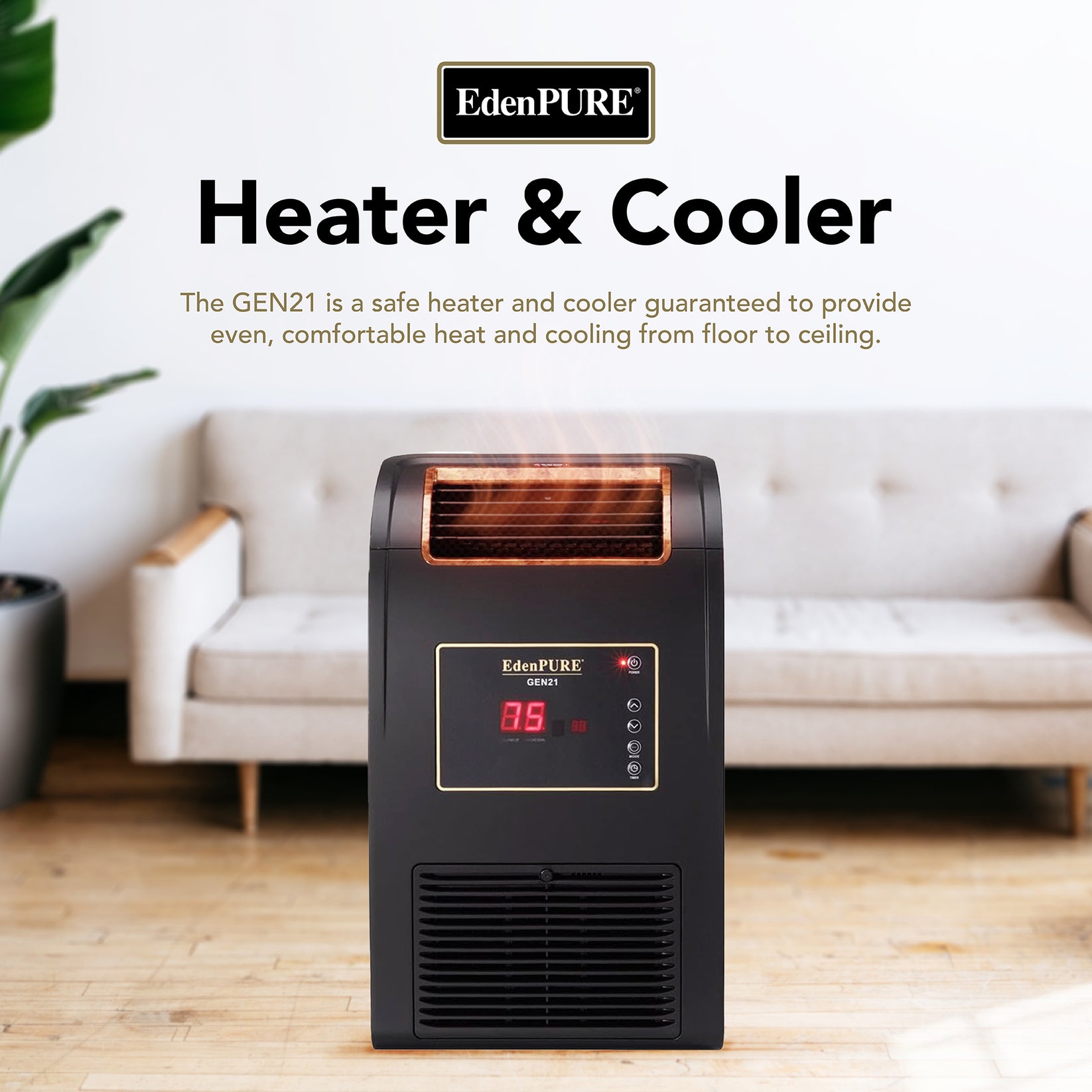 EdenPURE Wall-Hugger™ GEN21 Infrared Heater – Edenpure.com