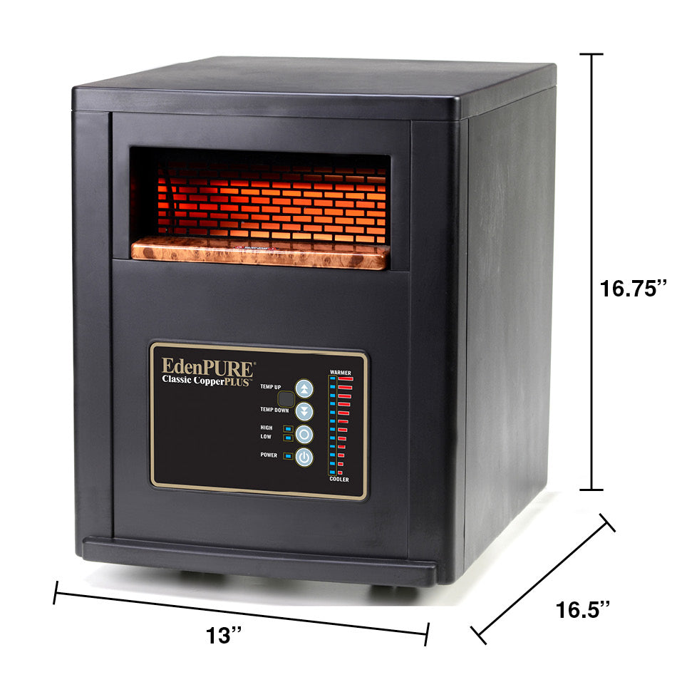 EdenPURE® Classic CopperPLUS™ Infrared Space Heater – Edenpure.com