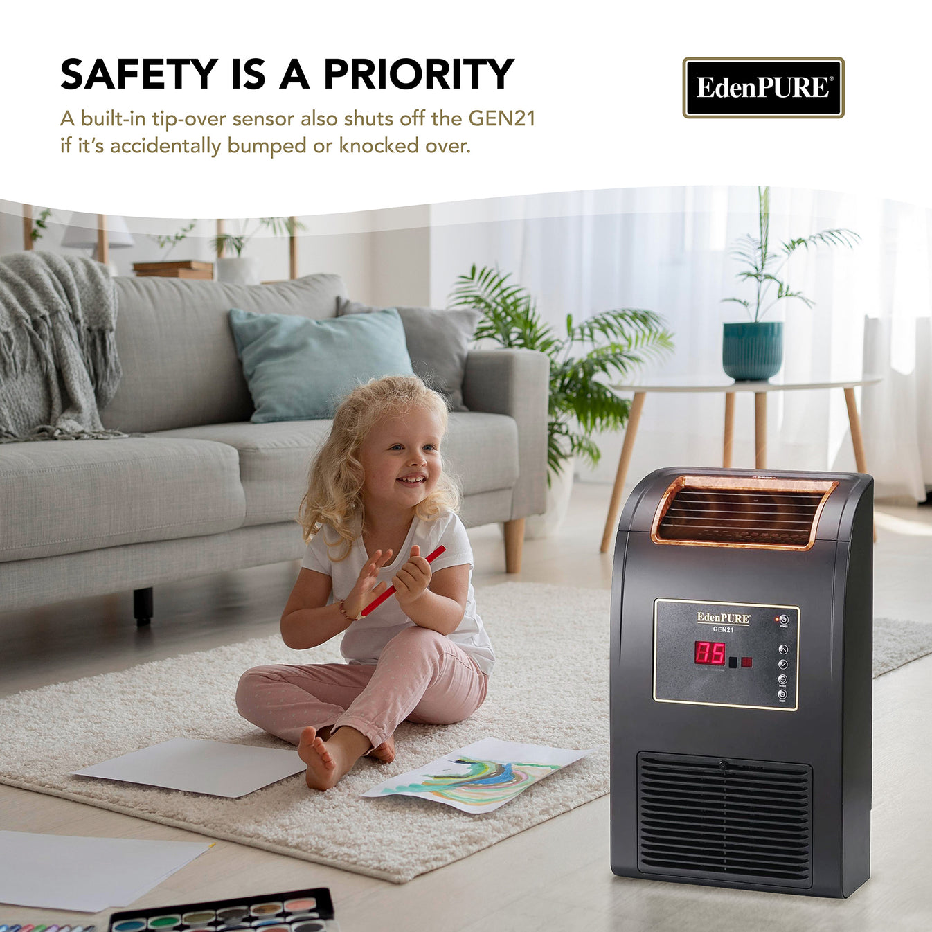 EdenPURE Wall-Hugger™ GEN21 Infrared Heater – Edenpure.com